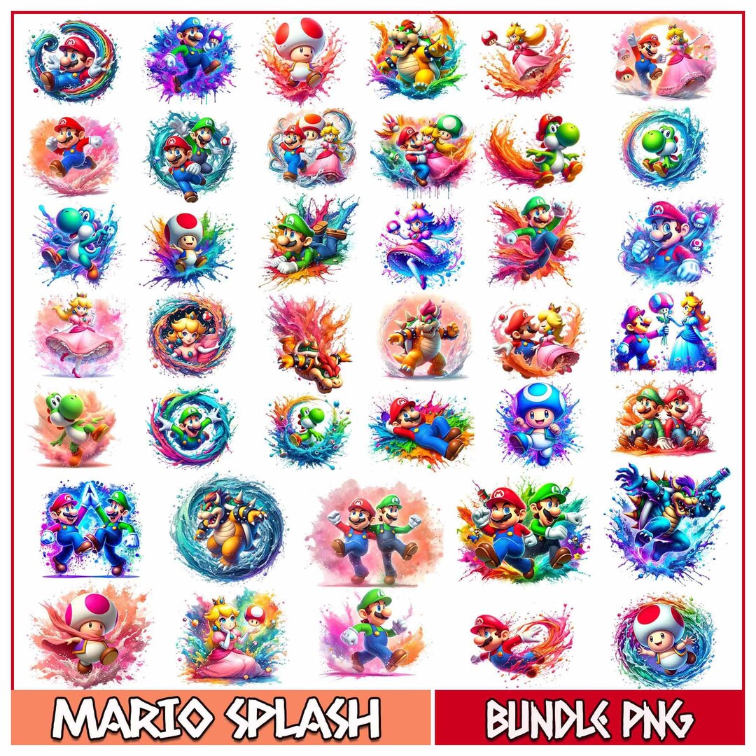 Mario PNG, Mario Birthday Png, Super Mario Bros Clipart, Mario Name Age ...