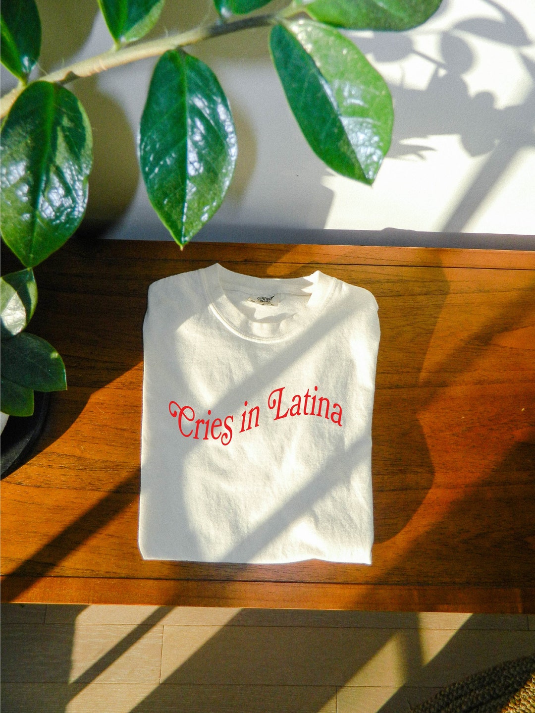 Cries in Latina Shirt Hispanic Heritage Latina Pride Aesthetic T-shirt ...