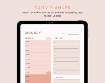 Digital/printable to Do List Planner Checklist for iPad Goodnotes ...
