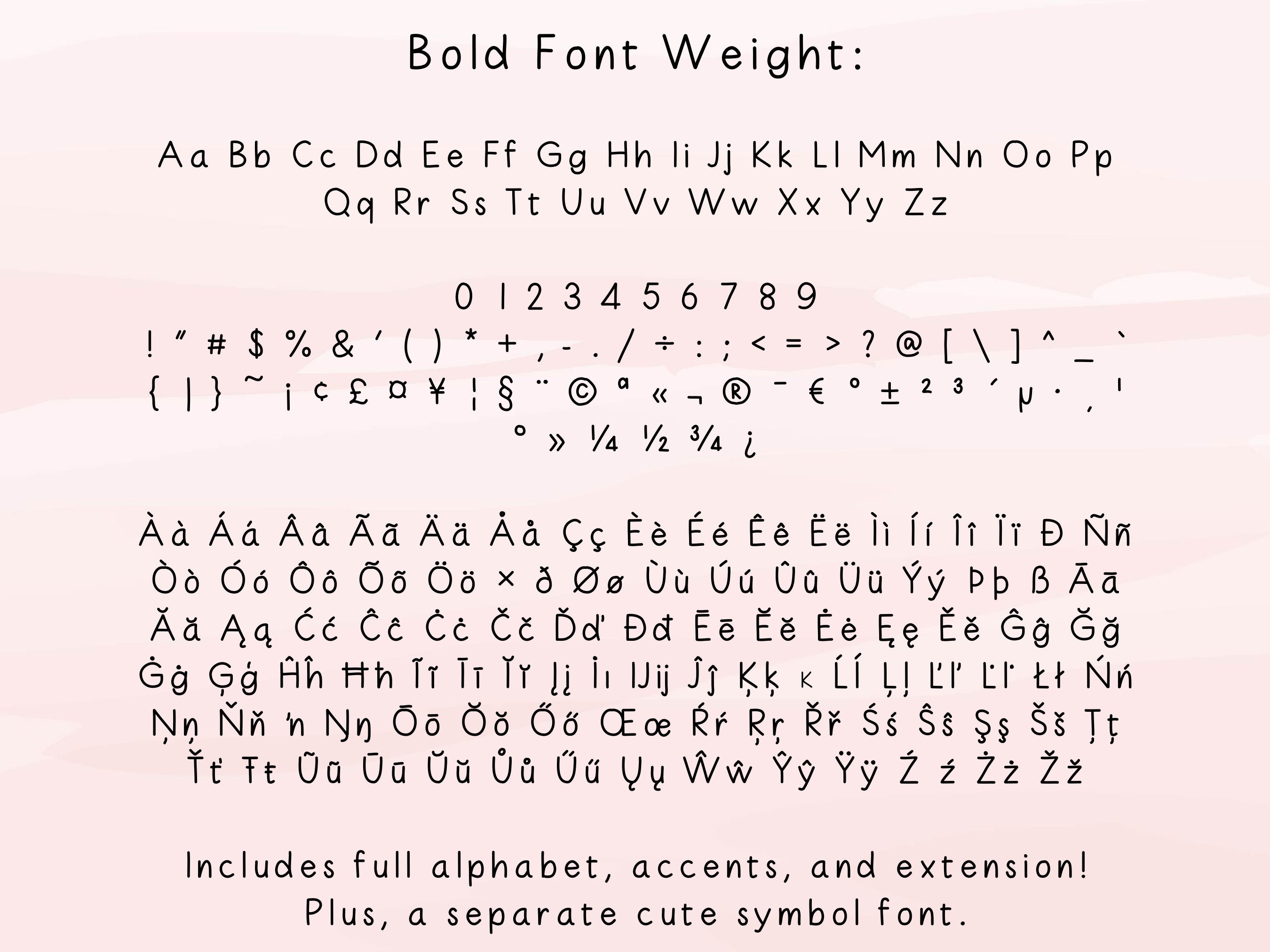 The Duo Set – Handwriting & Symbol Font Bundle for Goodnotes, iPad ...