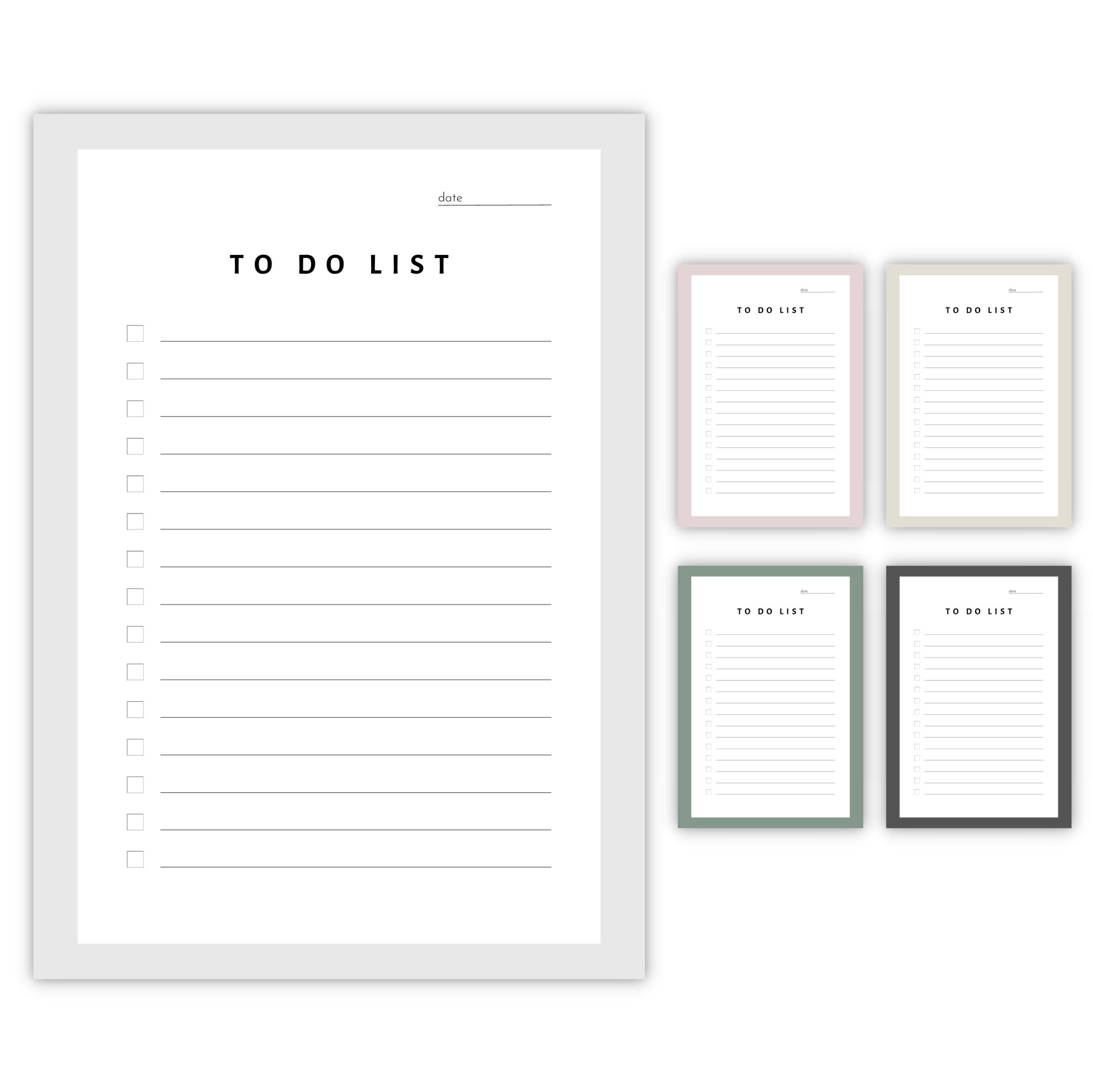 Digital/printable to Do List Planner Checklist for iPad | Goodnotes ...