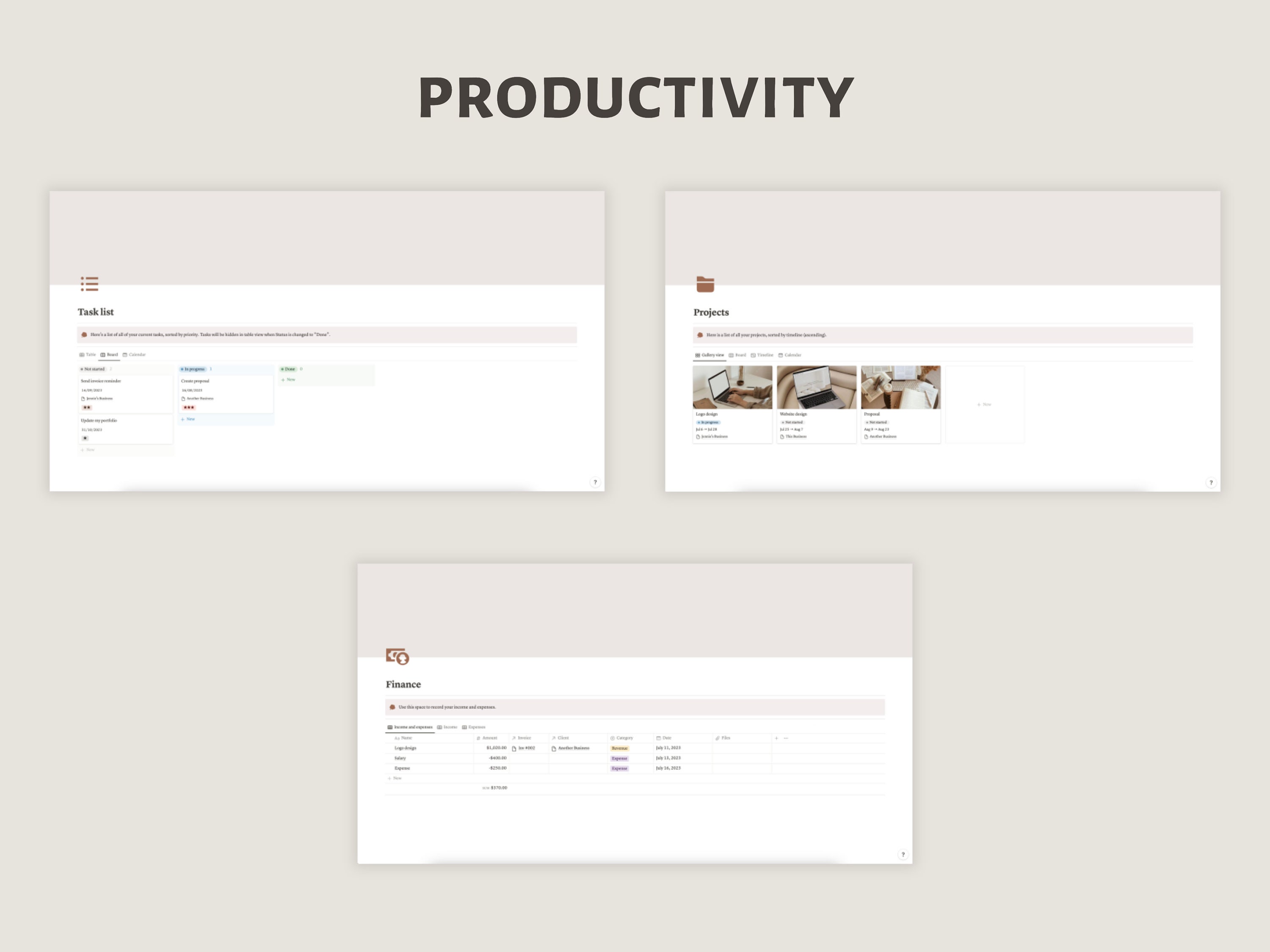 Ultimate Notion Business Planner All in One Planner Template Social ...