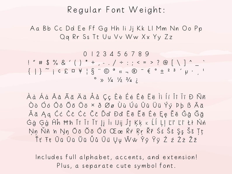 The Duo Set – Handwriting & Symbol Font Bundle for Goodnotes, iPad ...