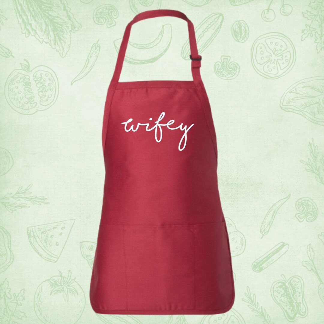 Wifey Apron, Custom Apron Gift From Husband, Mothers Day Gift ...