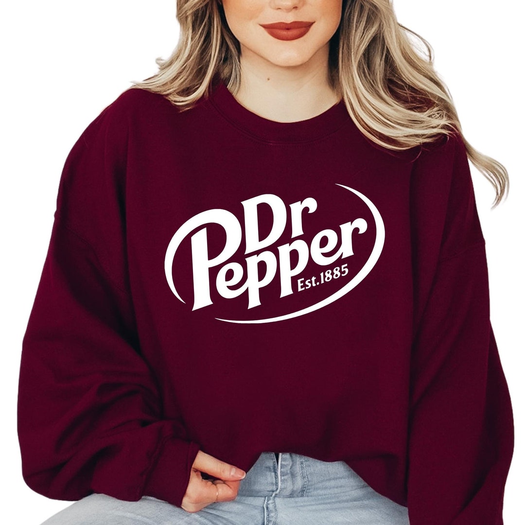 Dr Pepper Logo Sweatshirt, Vintage Soda Hoodie, Soft and Stylish Drink ...