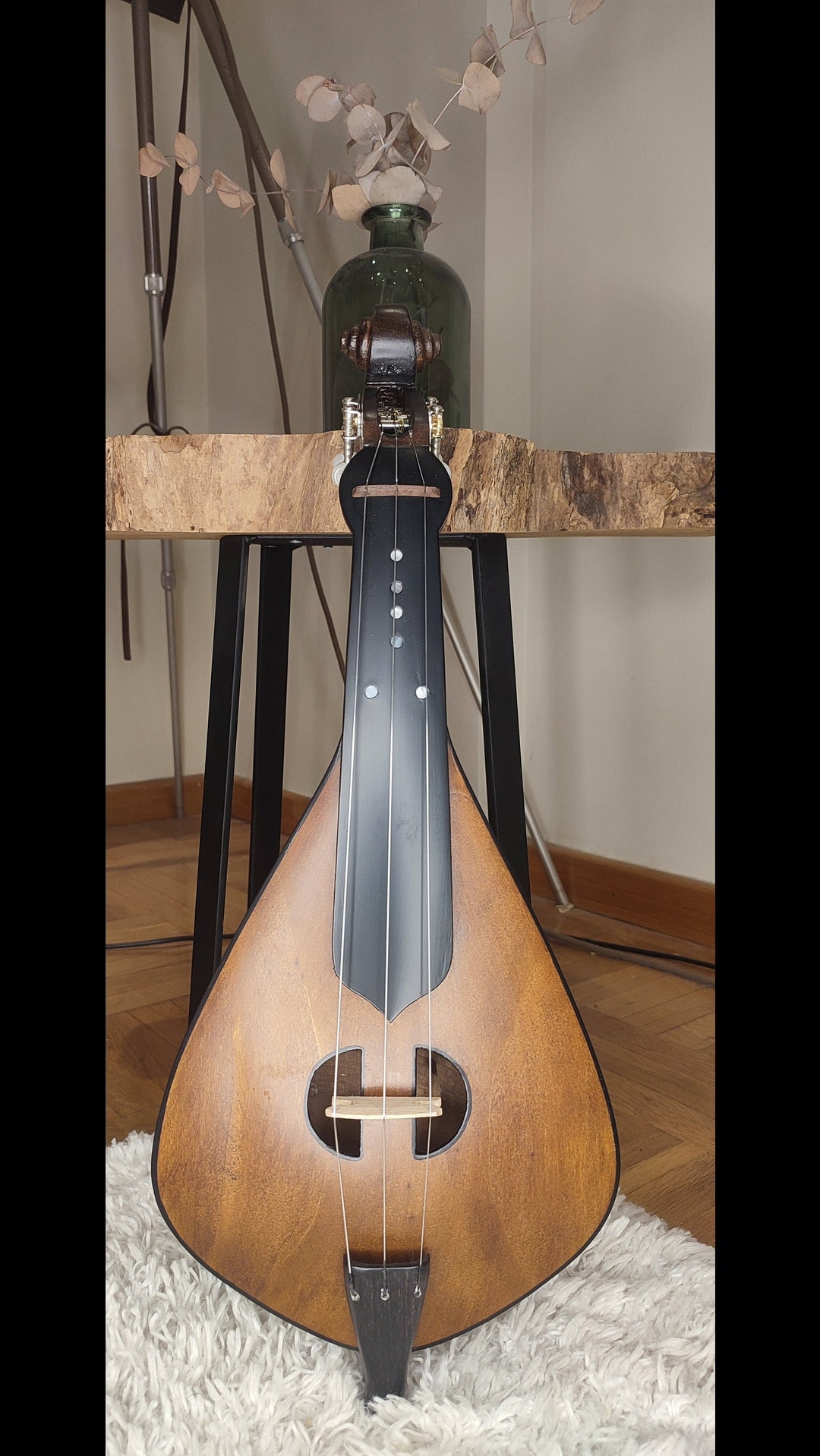 Cretan Lyra ~ Handmade Traditional Lyra of Crete ~ Linden Top & Body ...