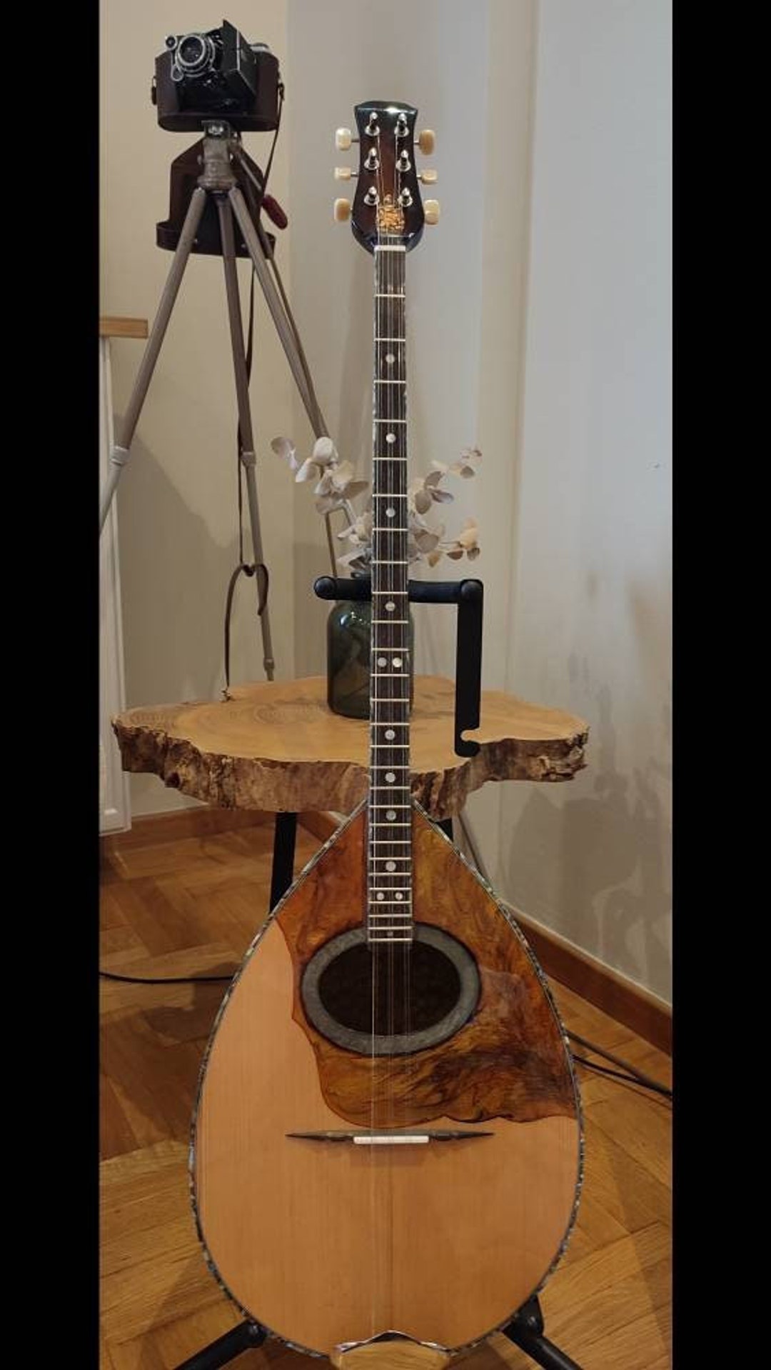 Τraditional Greek Handmade 6-string Bouzouki With Epoxy Resin Pickguard ...