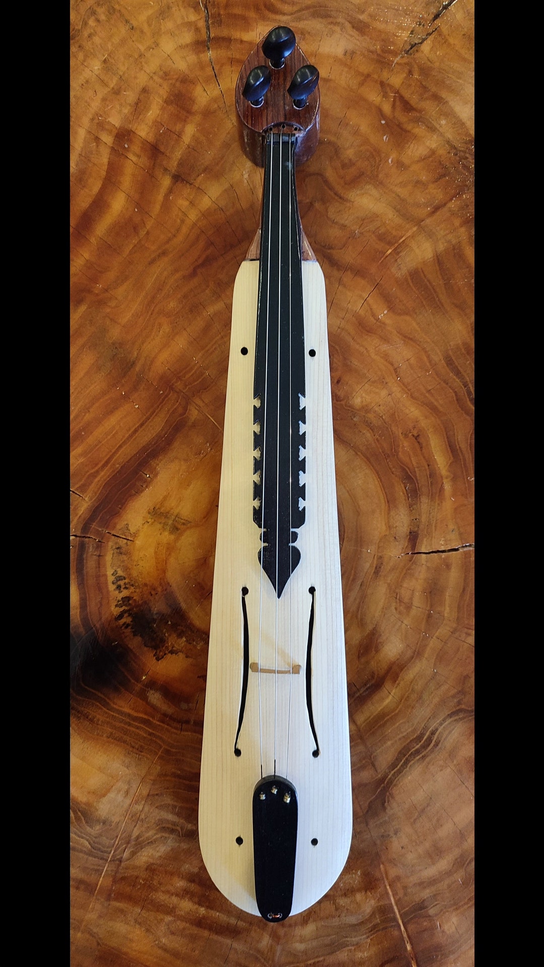 Handmade Greek Lyra of Pontos: Spruce, Bubinga, and Ebony Kemenche ...