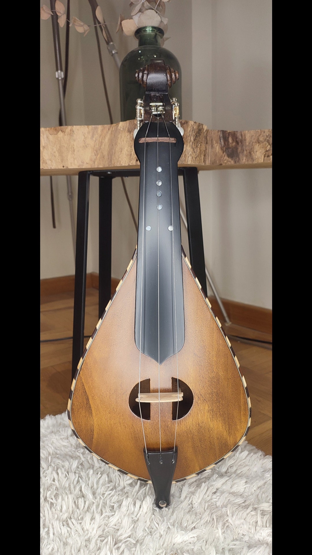 Cretan Lyra ~ Handmade Traditional Lyra of Crete ~ Linden Top & Body ...