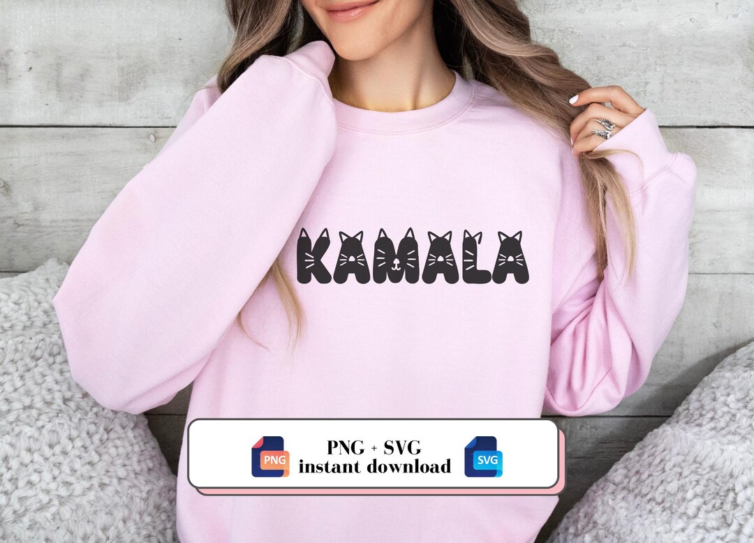 Kamala Harris Kamala Cat Font SVG PNG Digital Download - Etsy Hong Kong