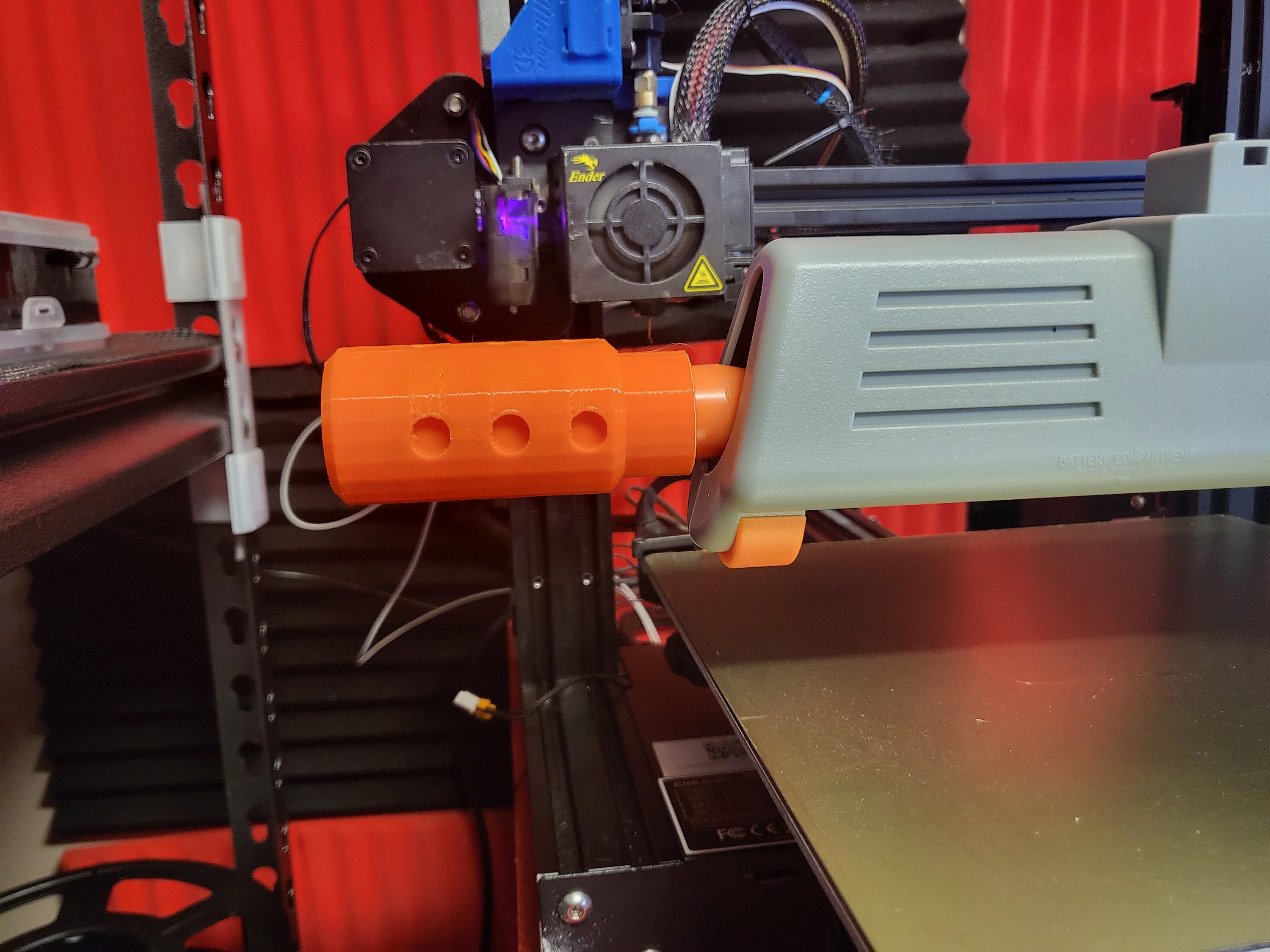 Muzzle Break(cosmetic) V1- Splatrball SRB400 Gel Blaster (blaster Not ...