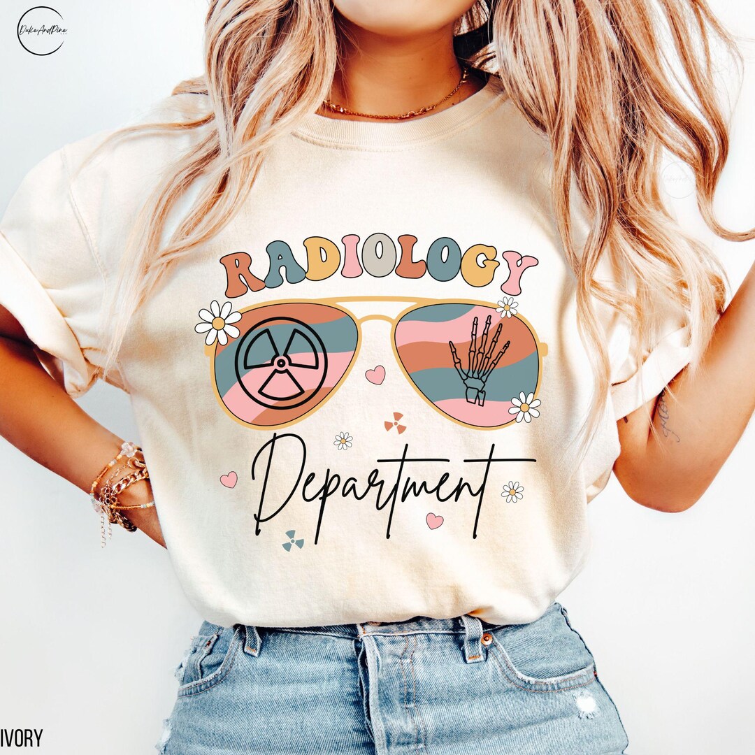 Radiology Department Comfort Colors Shirt Xray Tech Tshirt Rad Tech ...