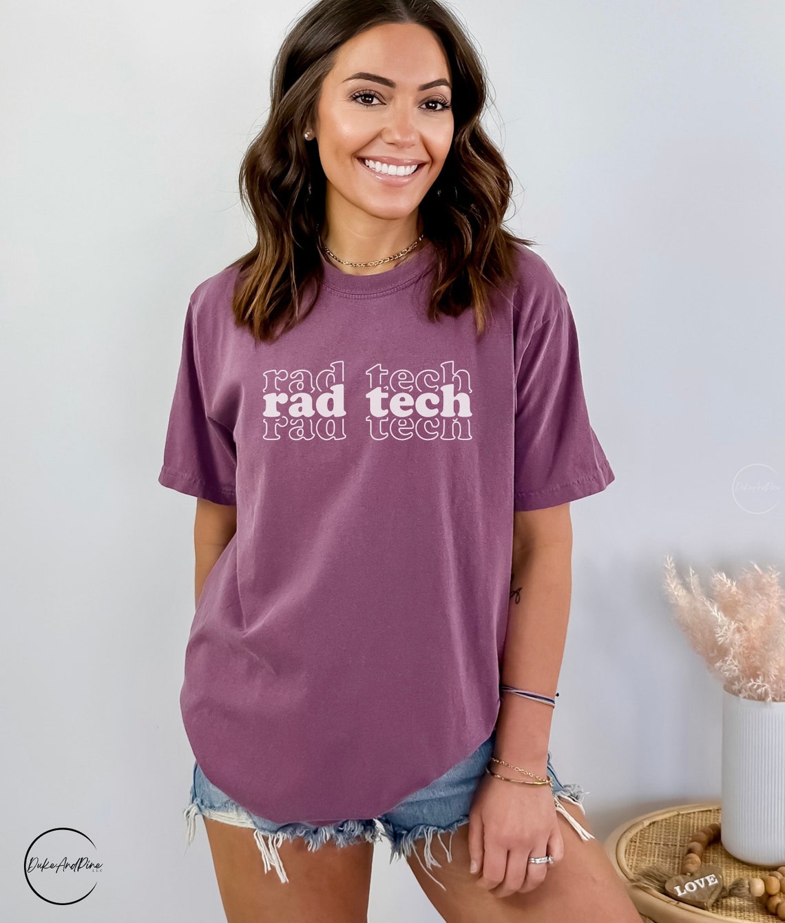 Rad Tech Comfort Colors® Shirt for Rad Technologist Retro Shirt Xray ...