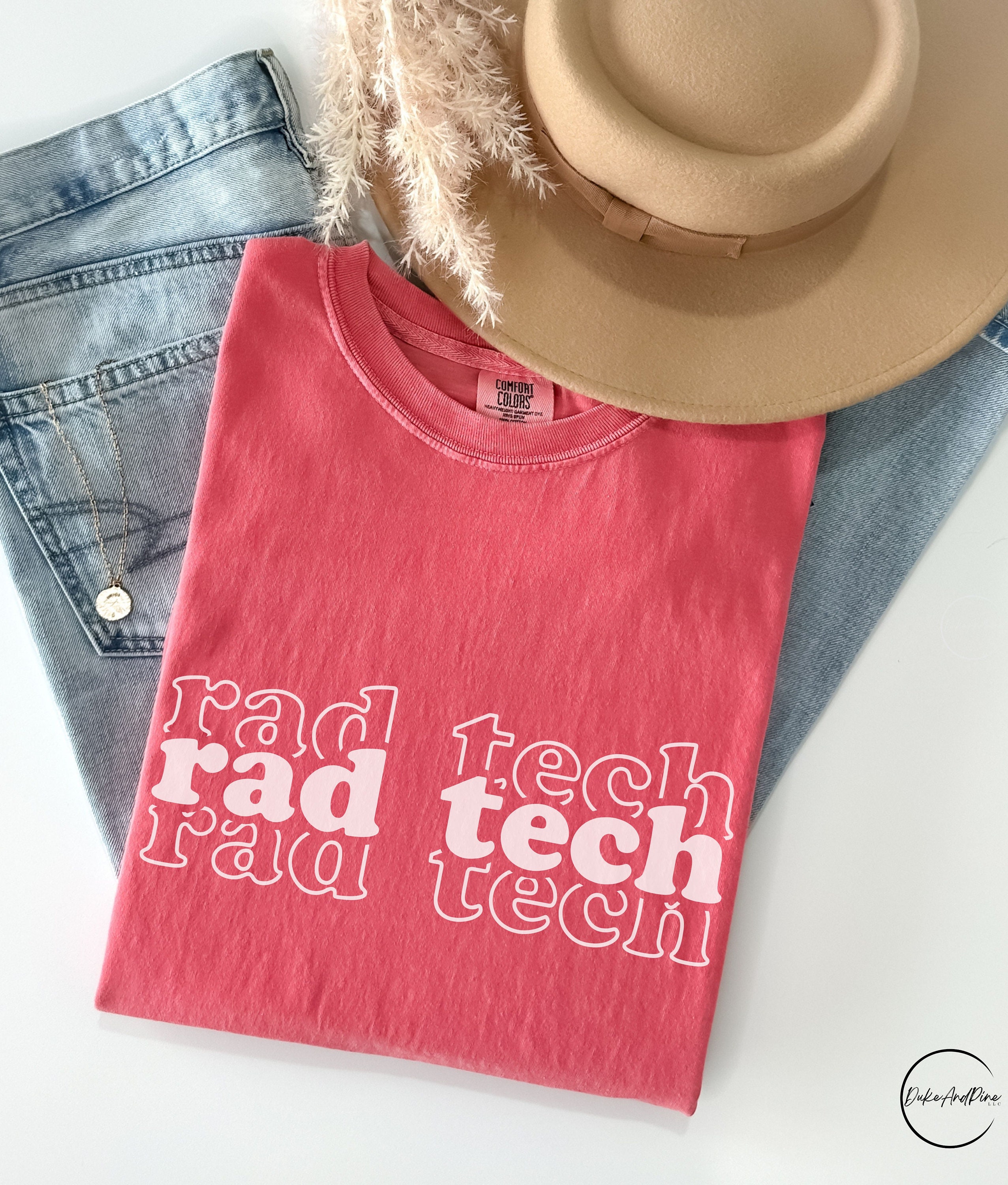 Rad Tech Comfort Colors® Shirt for Rad Technologist Retro Shirt Xray ...