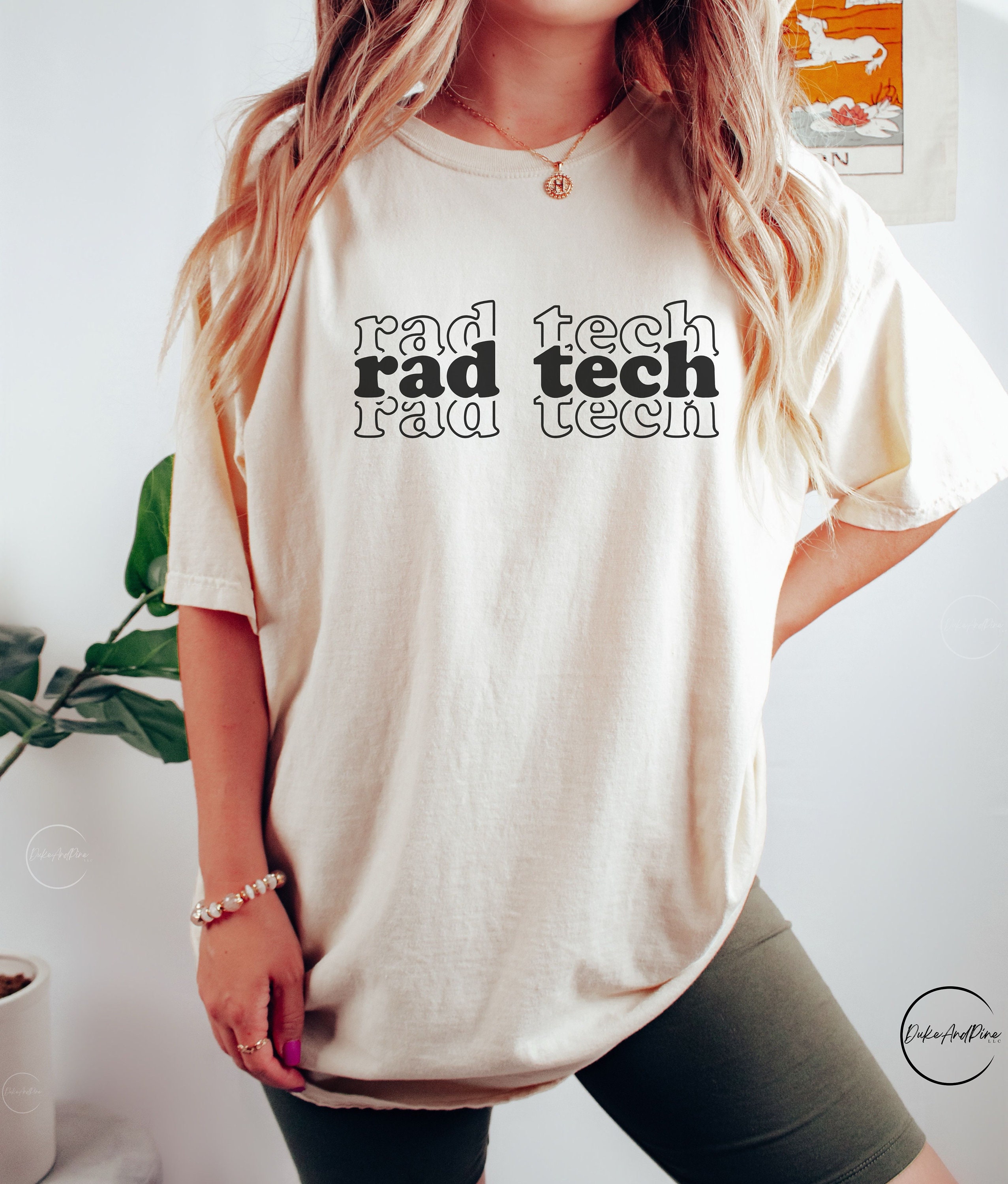 Rad Tech Comfort Colors® Shirt for Rad Technologist Retro Shirt Xray ...
