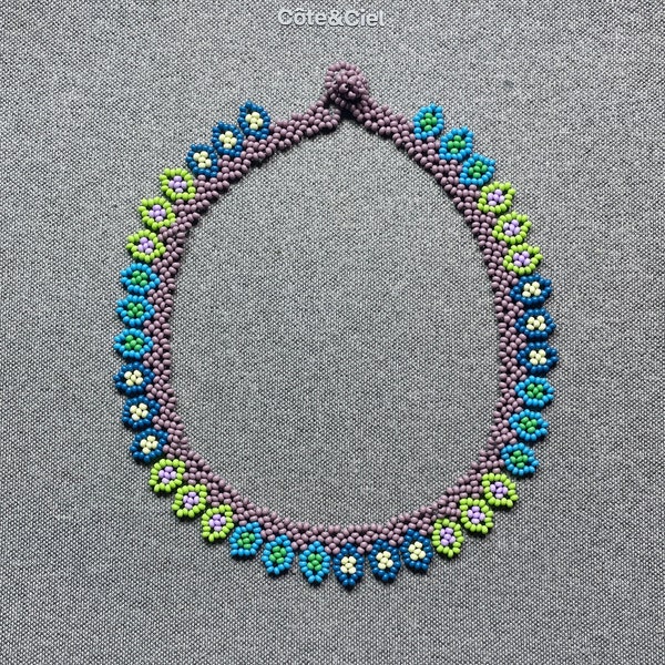 Embera Chami Beaded Necklace Hand-woven by Women of the Colombian ...