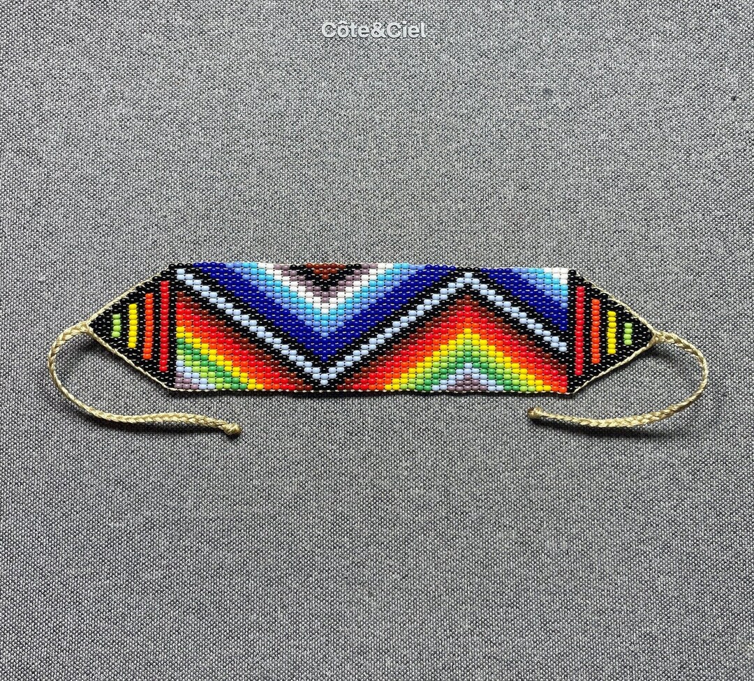 Embera Chami Beaded Bracelet Hand-woven by Women of the Colombian ...