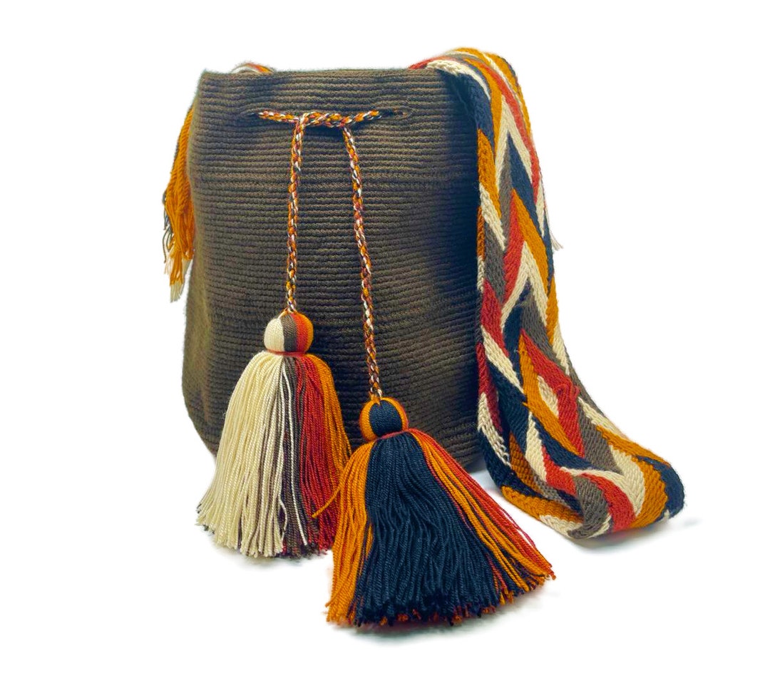 Wayuu Bag Hand-woven by Members of the Colombian Indigenous Tribe 1082 ...