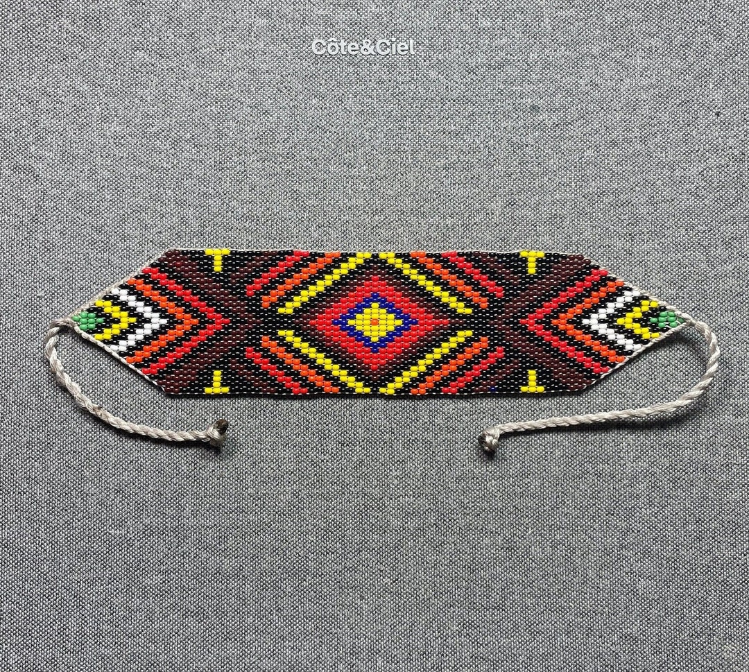 Embera Chami Beaded Bracelet Hand-woven by Women of the Colombian ...