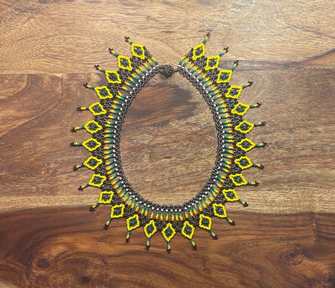 Embera Chami Beaded Necklace Hand-woven by Women of the - Etsy
