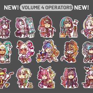 Arknights Sticker Pack Vol. 4 by Wittlered - Etsy