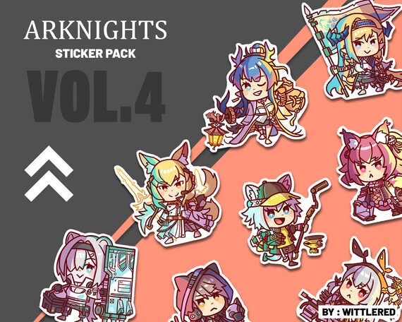 Arknights Sticker Pack Vol. 4 by Wittlered - Etsy UK