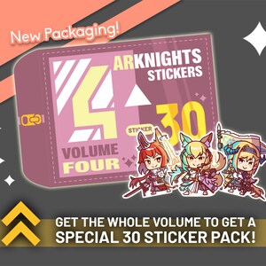 Arknights Sticker Pack Vol. 4 by Wittlered - Etsy