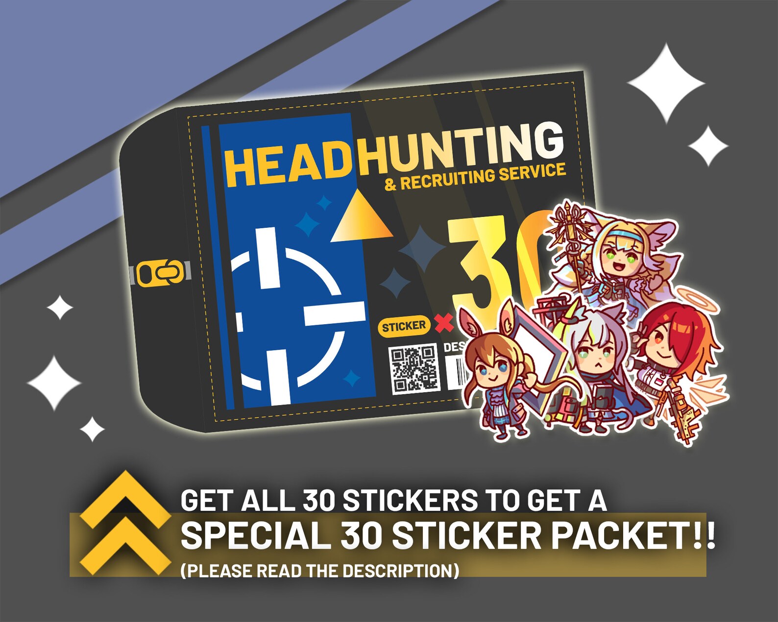 Arknights Sticker Pack Vol. 1 by Wittlered - Etsy