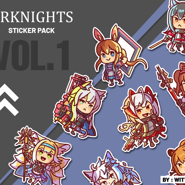 Arknights Stickers - Etsy