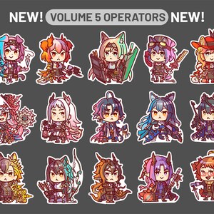Arknights Sticker Pack Vol. 5 by Wittlered - Etsy