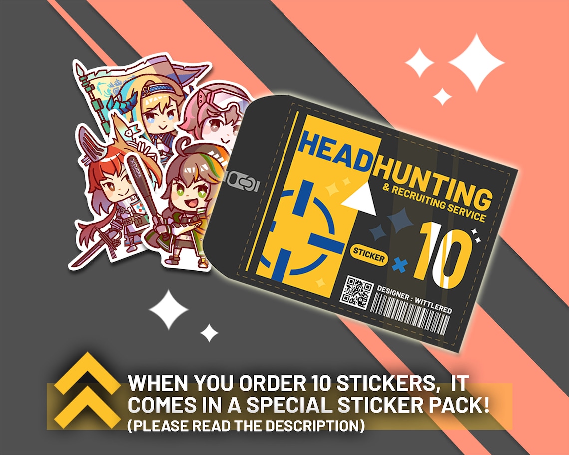 Arknights Sticker Pack Vol. 4 by Wittlered - Etsy