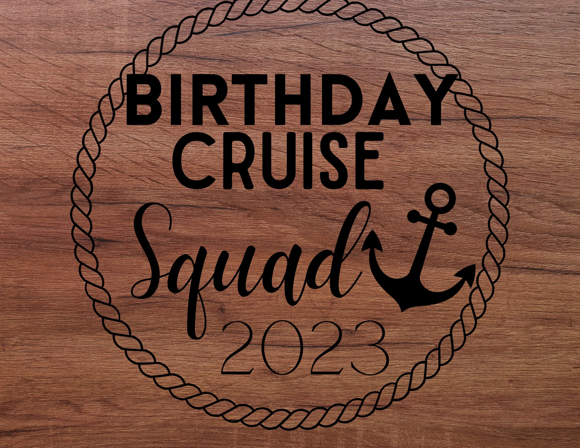 Birthday Cruise Squad PNG/JPG - Etsy
