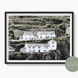 White Country Cottage Wall Art Print | Digital Download - Etsy Australia