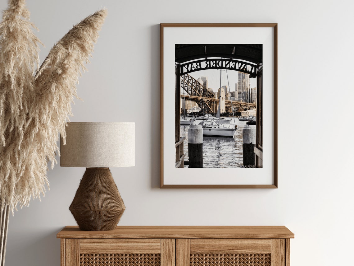 Sydney Harbour Ferry Jetty Boat Wall Art Print Digital Download - Etsy ...