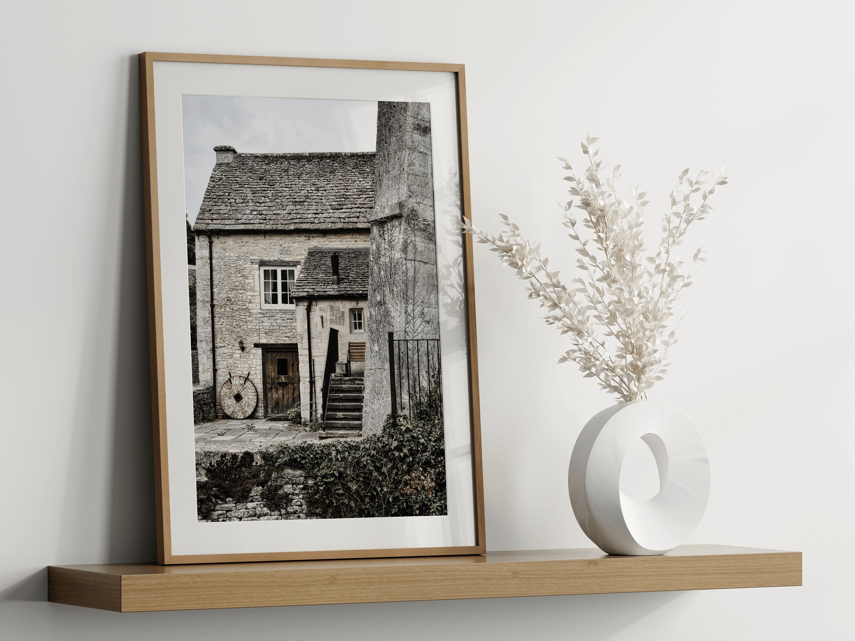 Rustic Country Farm Building Wall Art Print | Digital Download - Etsy ...
