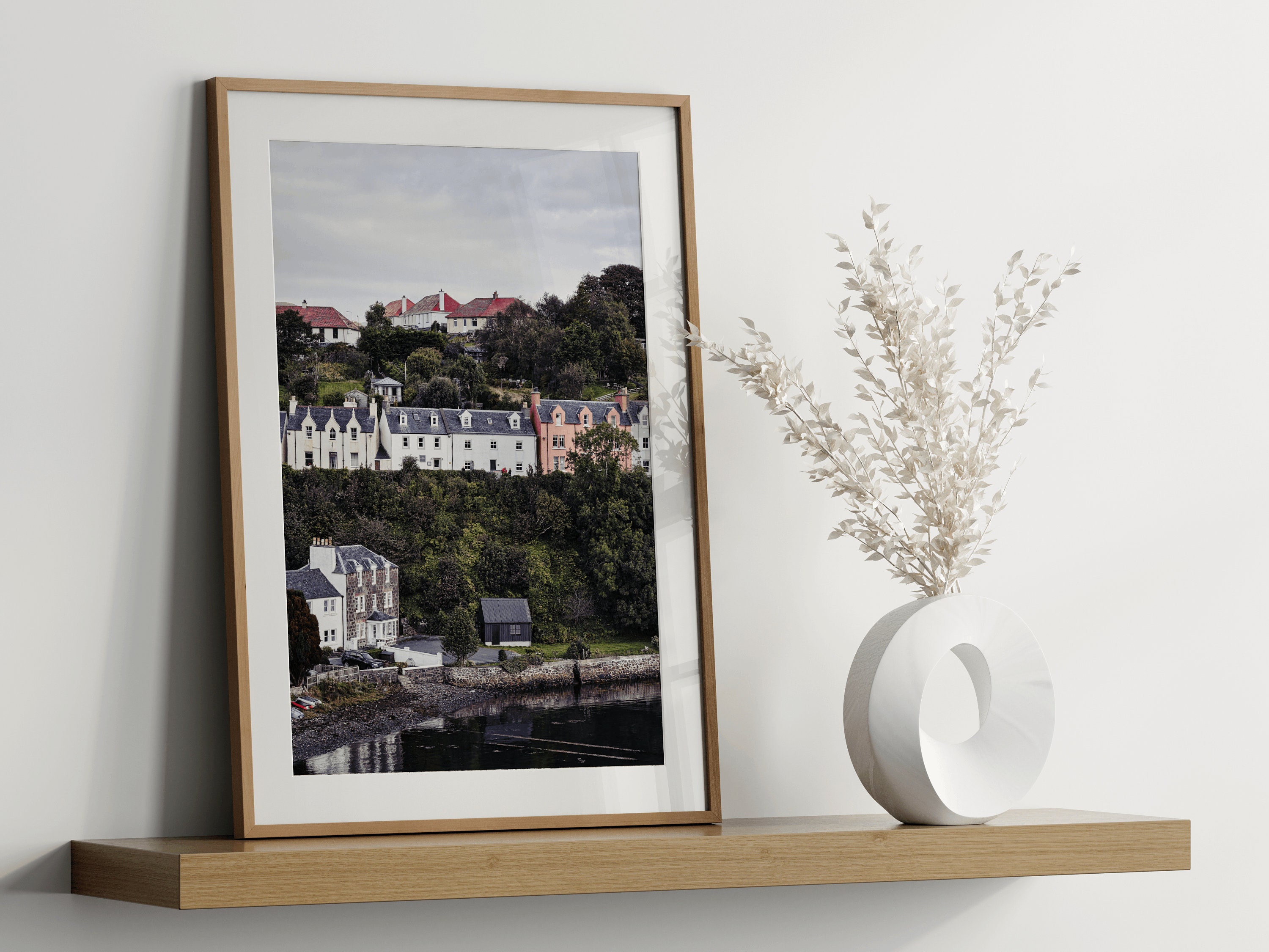 Scottish Highlands Skye Village Wall Art Print Digital - Etsy