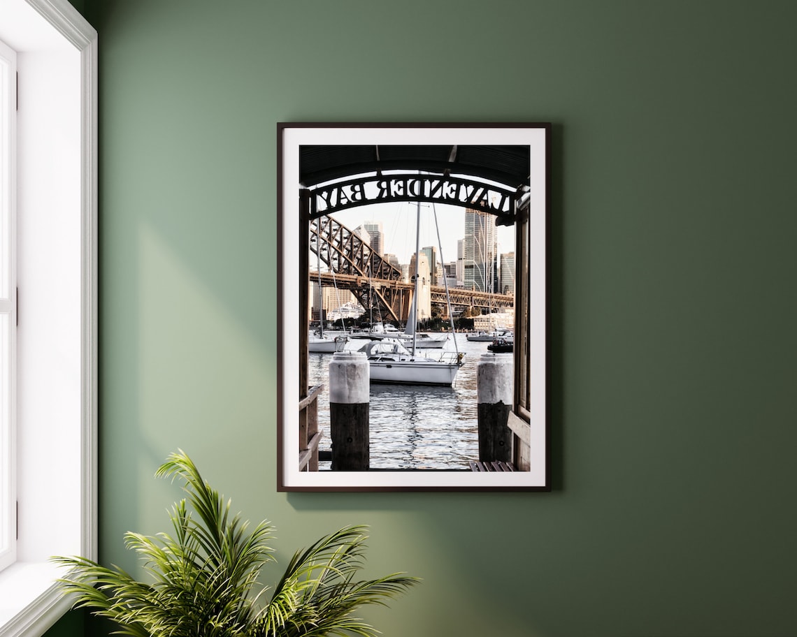 Sydney Harbour Ferry Jetty Boat Wall Art Print Digital - Etsy Australia