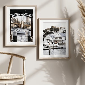 Sydney Harbour Ferry Jetty Boat Wall Art Print Digital Download - Etsy ...