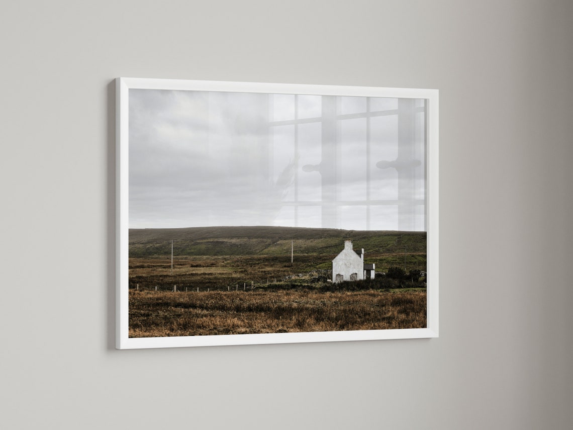 Scottish Highlands Cottage Wall Art Print | Digital Download - Etsy ...