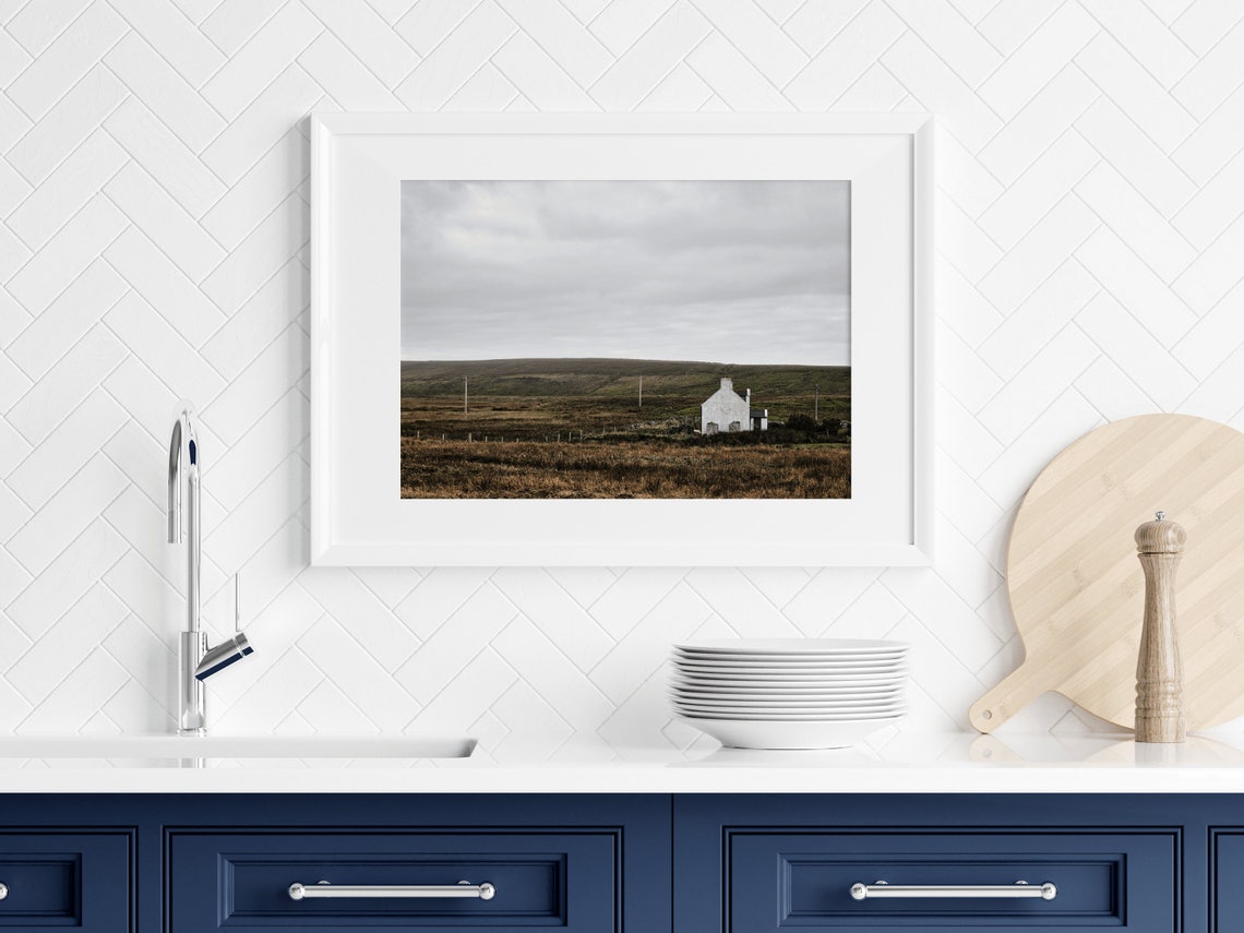 Scottish Highlands Cottage Wall Art Print Digital Download - Etsy Australia