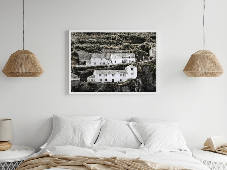 White Country Cottage Wall Art Print | Digital Download - Etsy Australia
