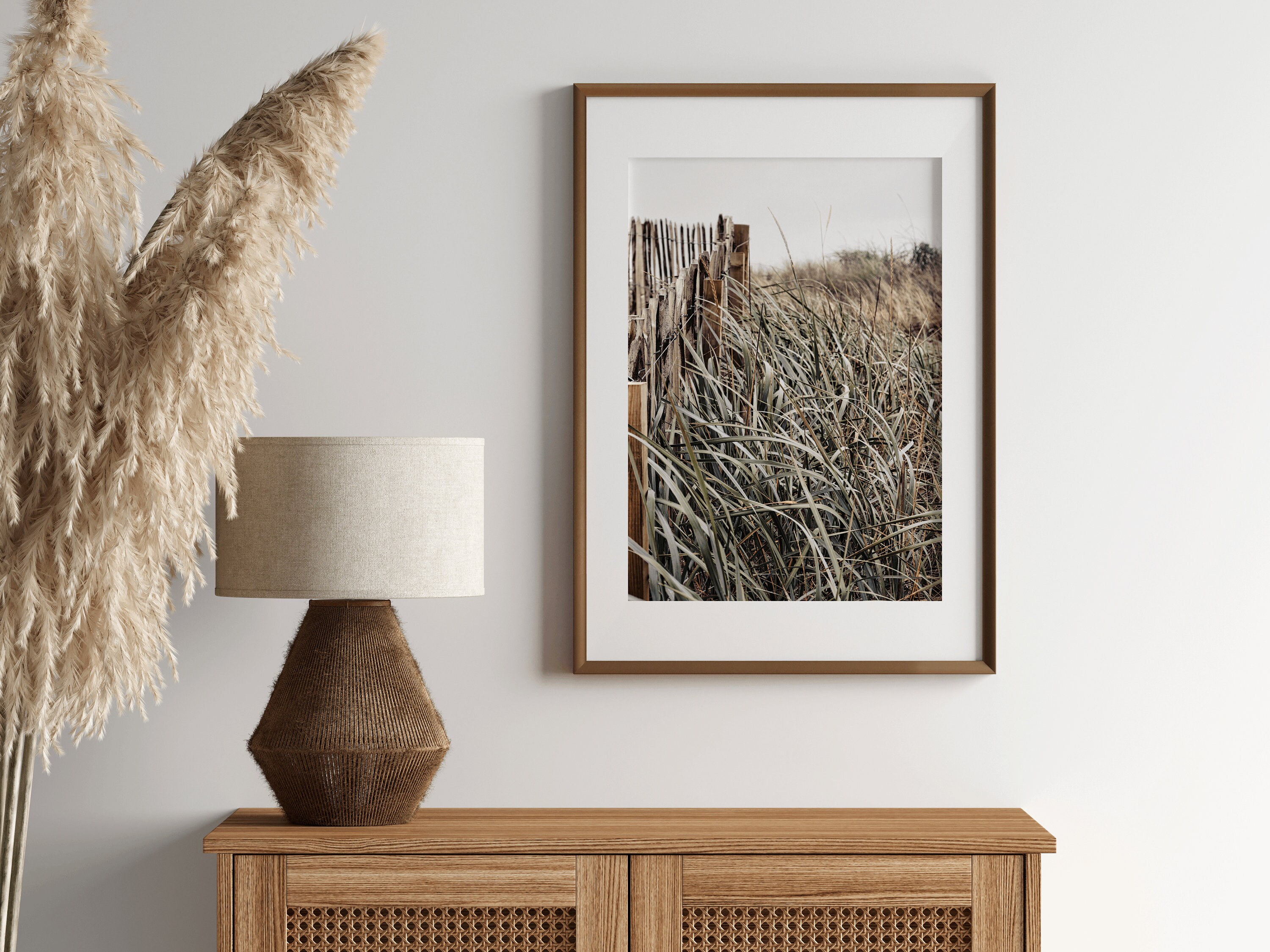 Coastal Beach Seagrass Photography Wall Art Print Digital - Etsy