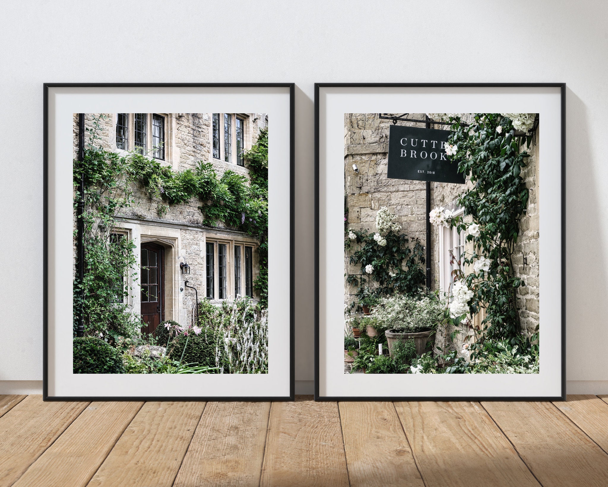 Floral Country Cottage Garden Wall Art Print Digital - Etsy Australia