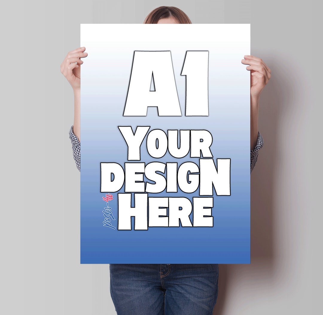A1 Poster Drucken Hochwertiges personalisiertes Druck Service auf ...