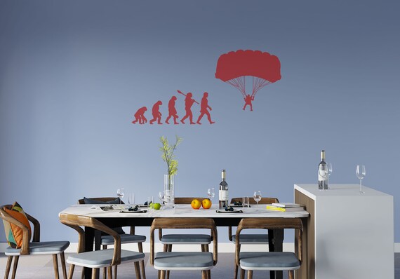Evolution Skydiving Wall Decal Wall Stickers Choice of - Etsy