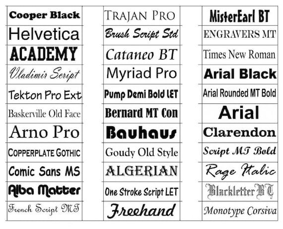 Boat Name Lettering Styles