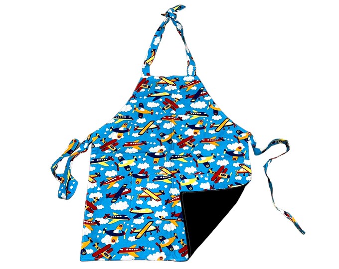 Airplanes Child Reversible Apron - Etsy