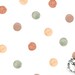 Polka Dot Watercolor Digital Paper, Hand Painted Pattern, Clipart ...