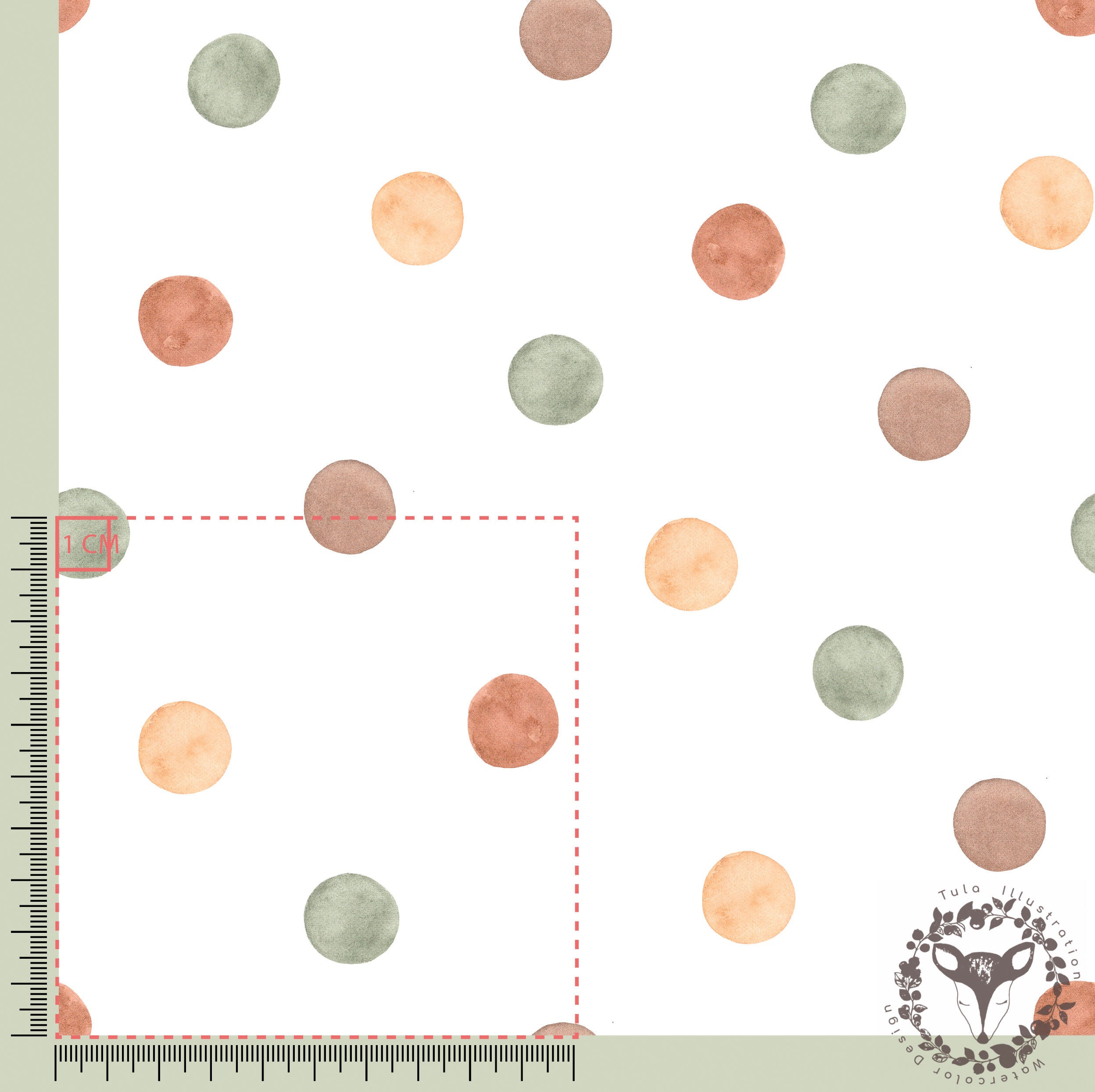 Polka Dot Watercolor Digital Paper, Hand Painted Pattern, Clipart ...
