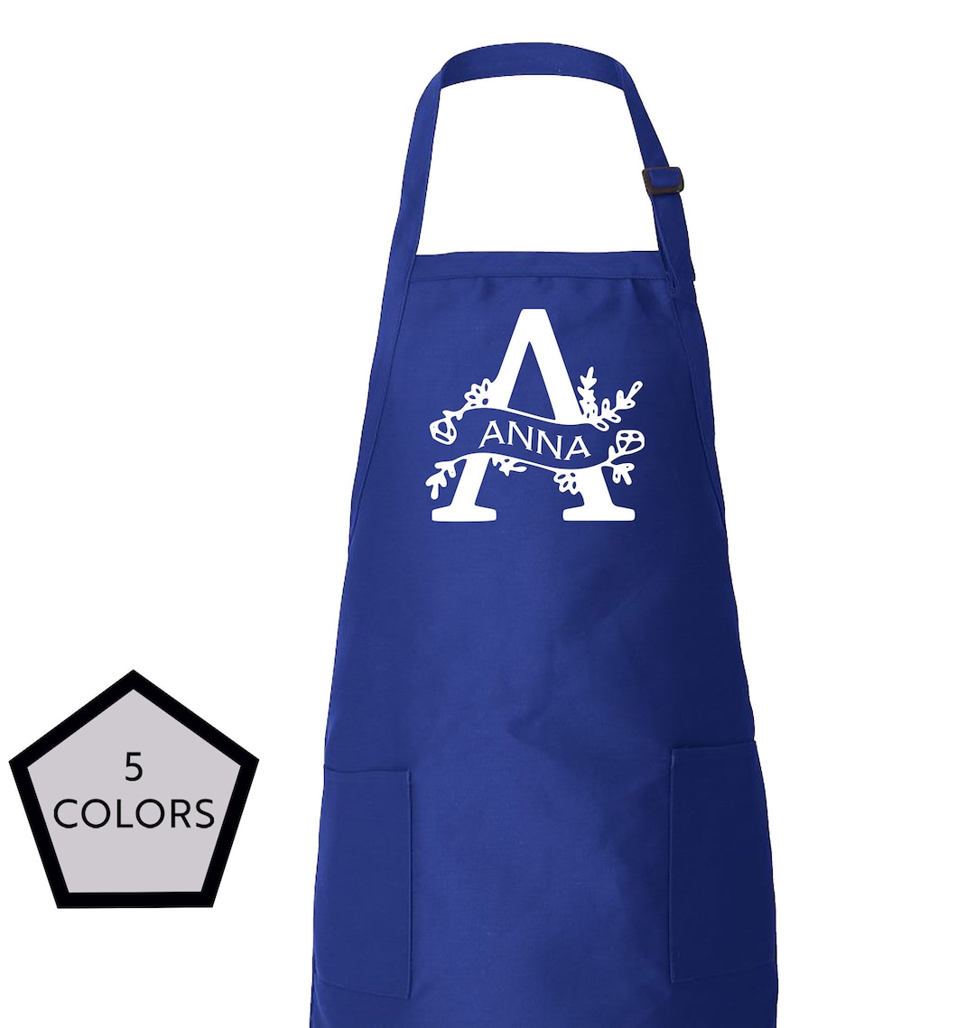 Custom Letters Apron, Name Apron, Personalized Apron, Apron With ...